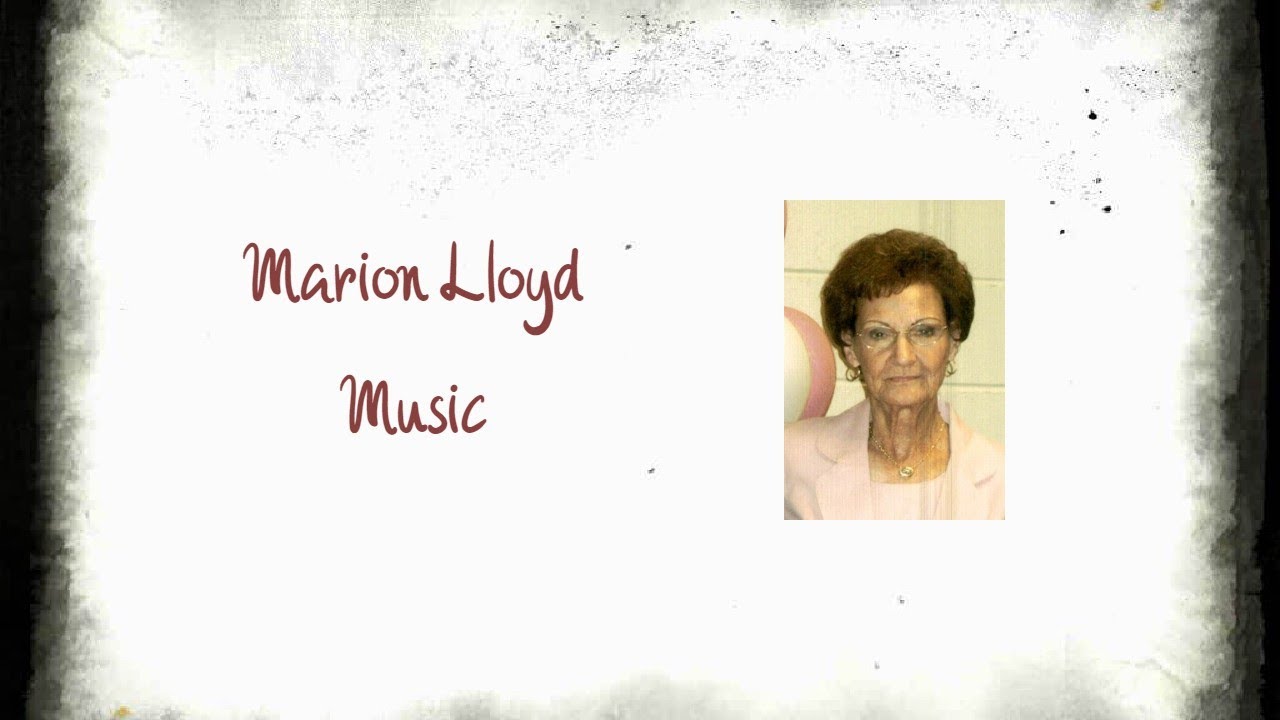 Marion Lloyd Music Funeral Service - YouTube