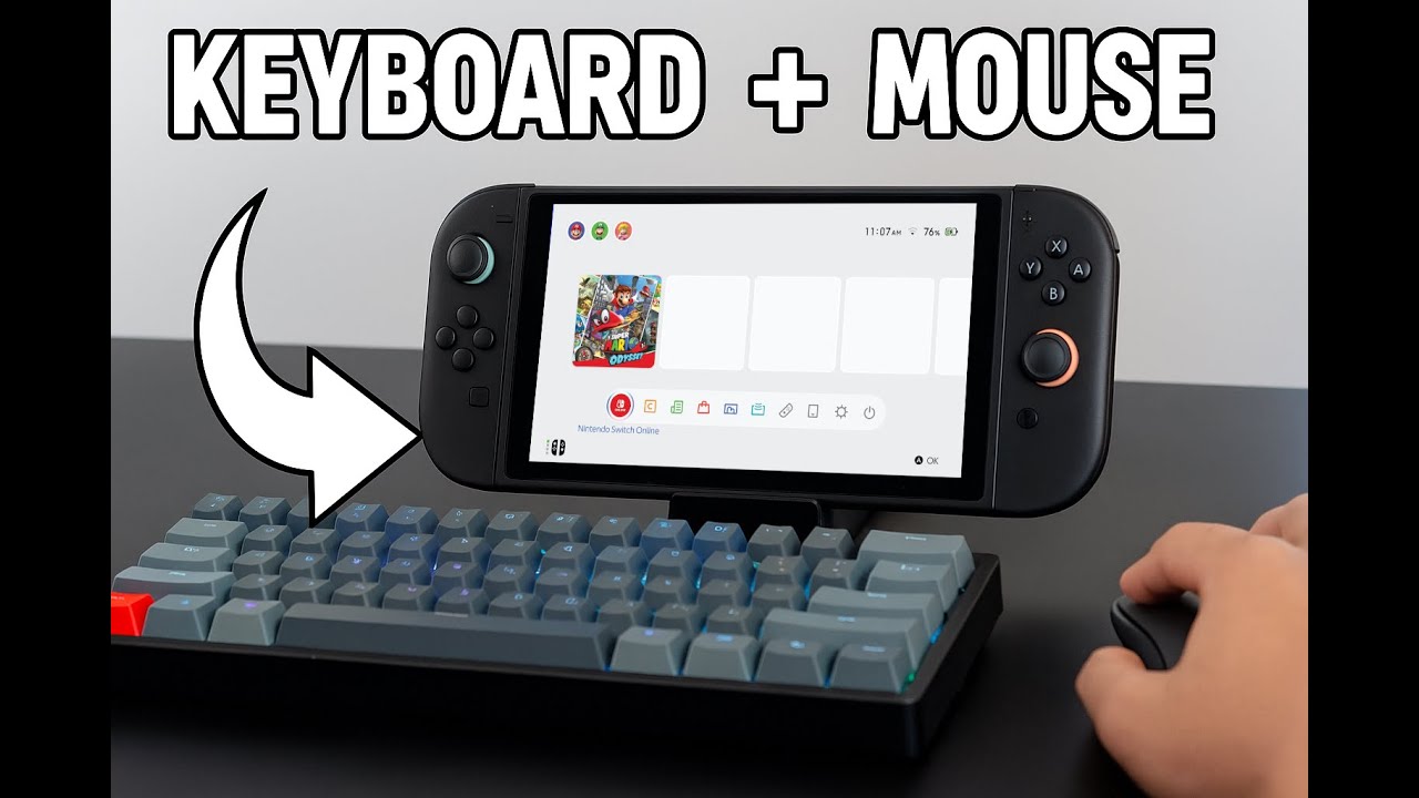 I Made a Keyboard and Mouse Adapter for the Nintendo Switch 2 with a ...
