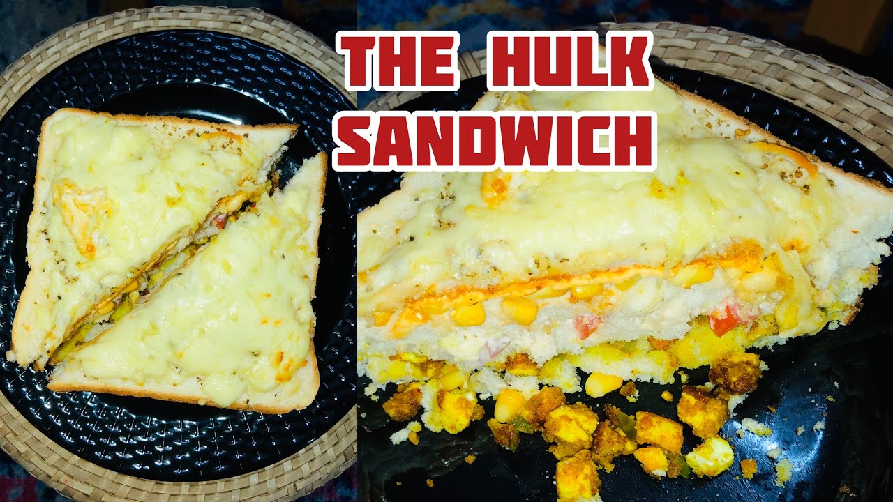 THE HULK SANDWICH | VERY HEALTHY VEGIE SANDWICH | - YouTube