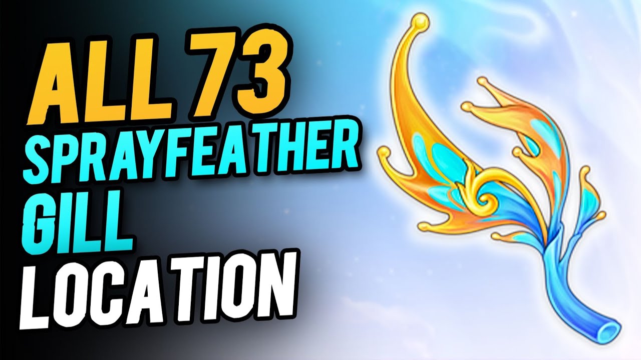 ALL Sprayfeather Gill Location | Mualani Ancension Material | Genshin ...