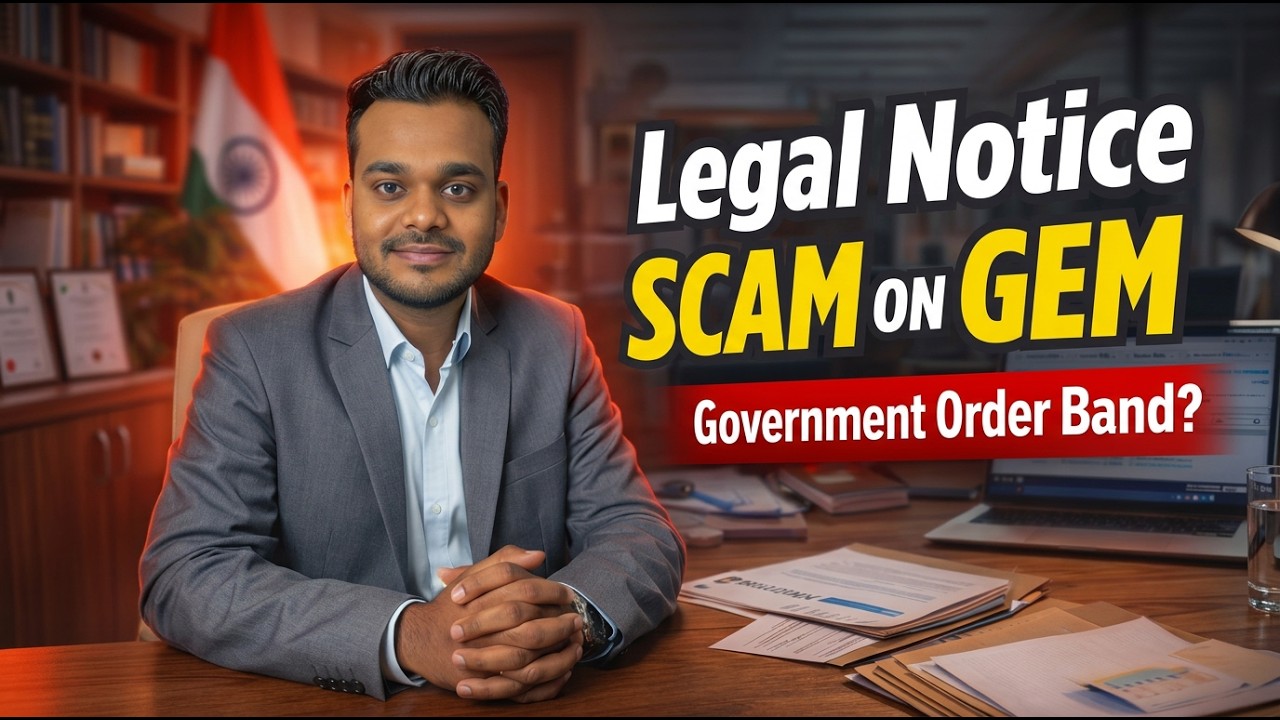 SCAM ALERT on GeM! Fake Legal Notices EXPOSED 🔥 | Save Your Business ...