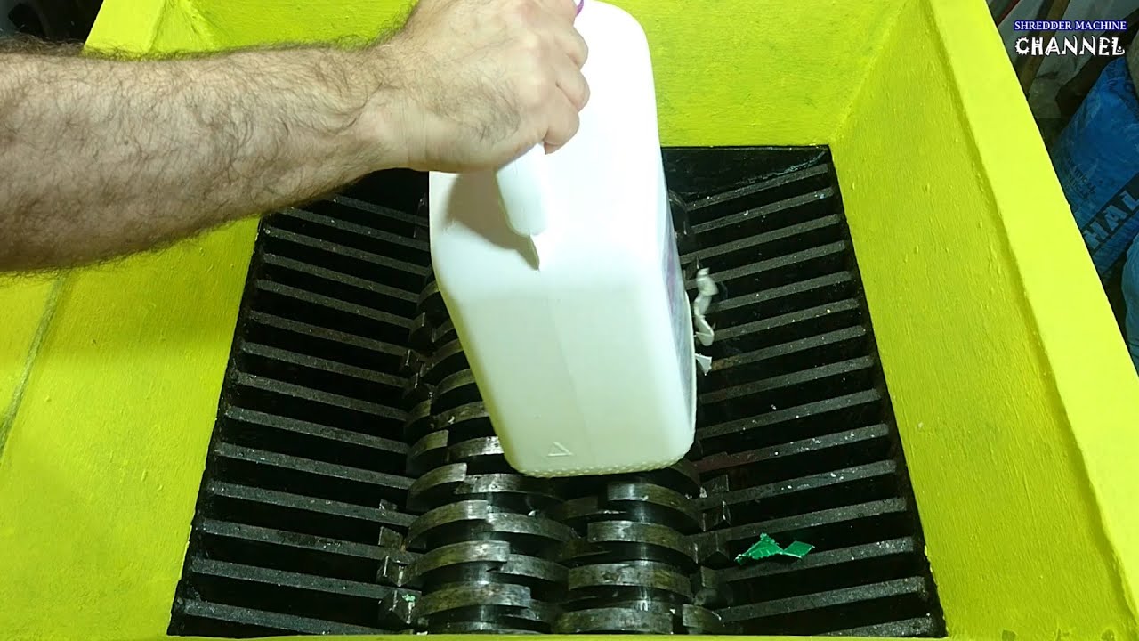 SHREDDER MACHINE! Shredding Hard and Soft Things! Oddly Satisfying ...