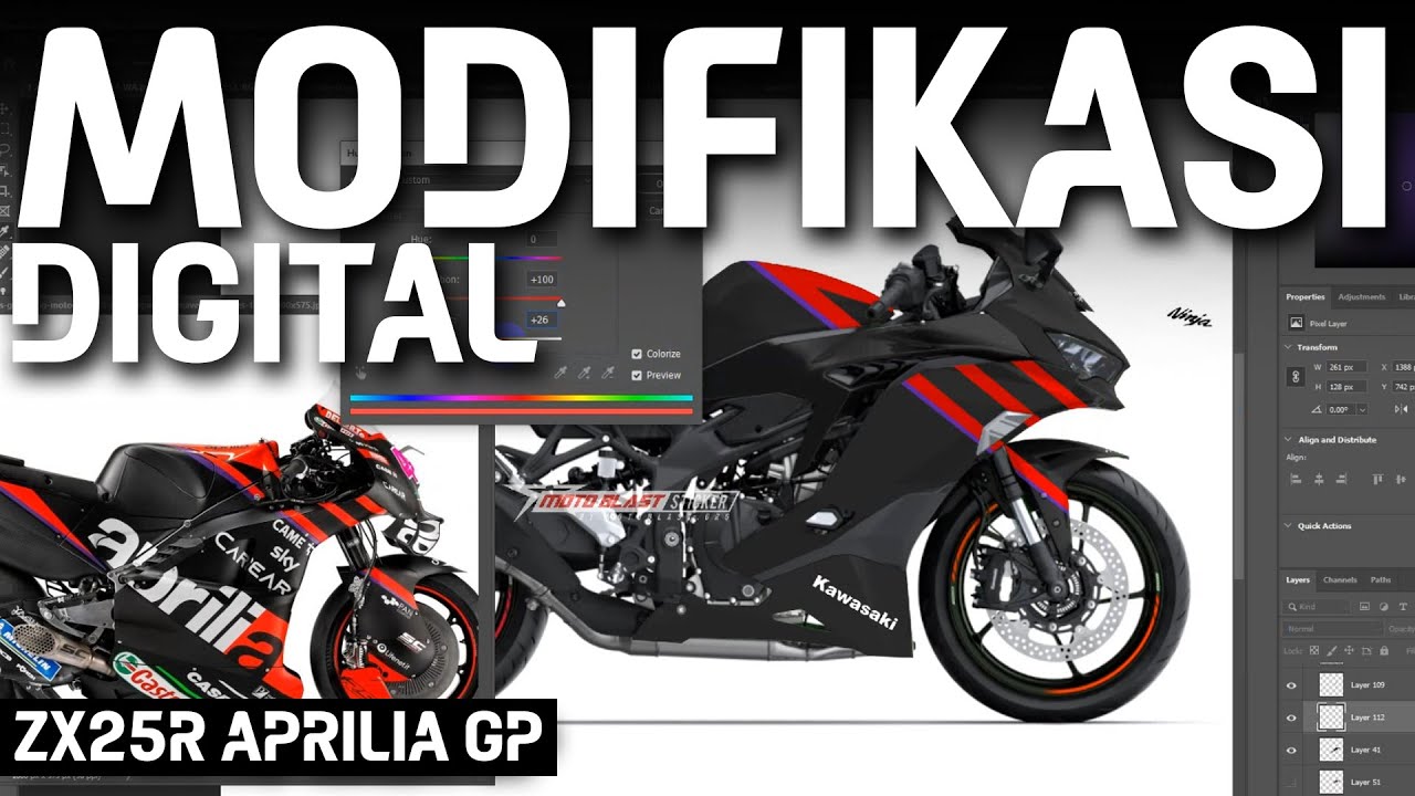 ZX25R APRILIA MOTOGP - EDITING DIGITAL MODIFIKASI - YouTube