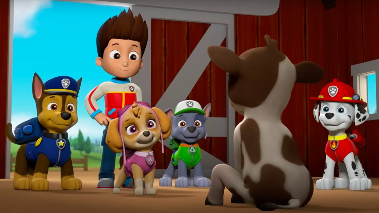 PAW Patrol - Baby Cow | Season 6 Compilation | WildBrain Zoo | Kids ...