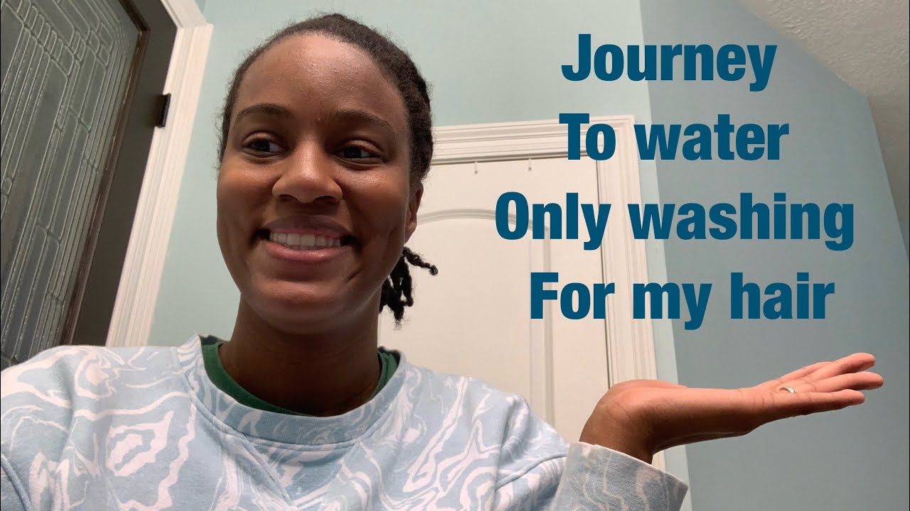 Water only washing for my natural hair - YouTube