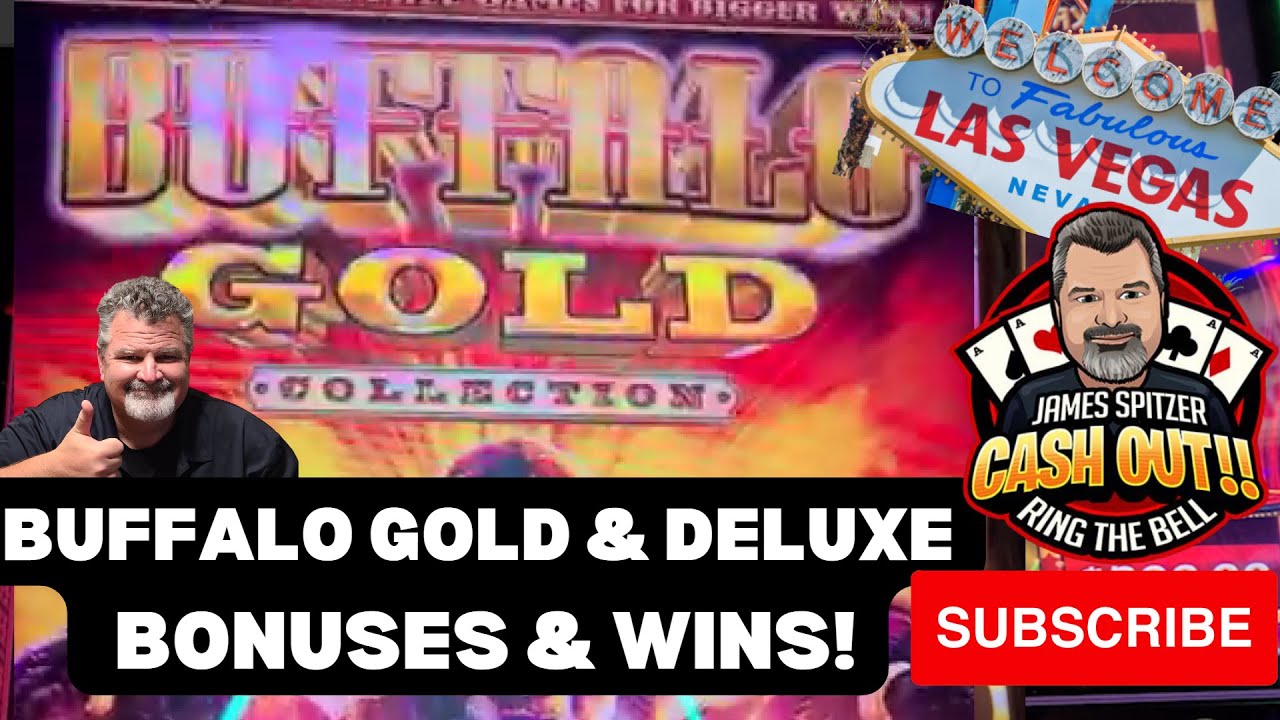 BUFFALO GOLD BONUSES AND WINS VEGAS AND LOCAL - YouTube