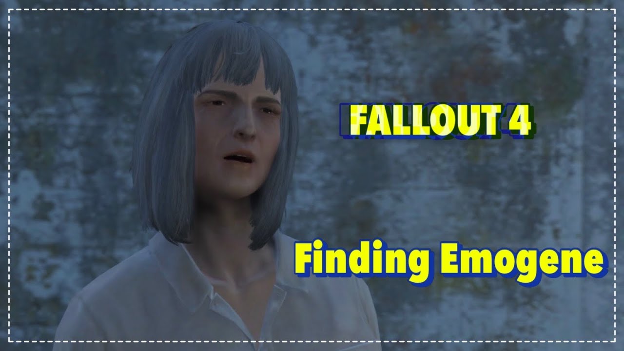 FALLOUT 4 (FINDING EMOGENE) @fallout4 - YouTube