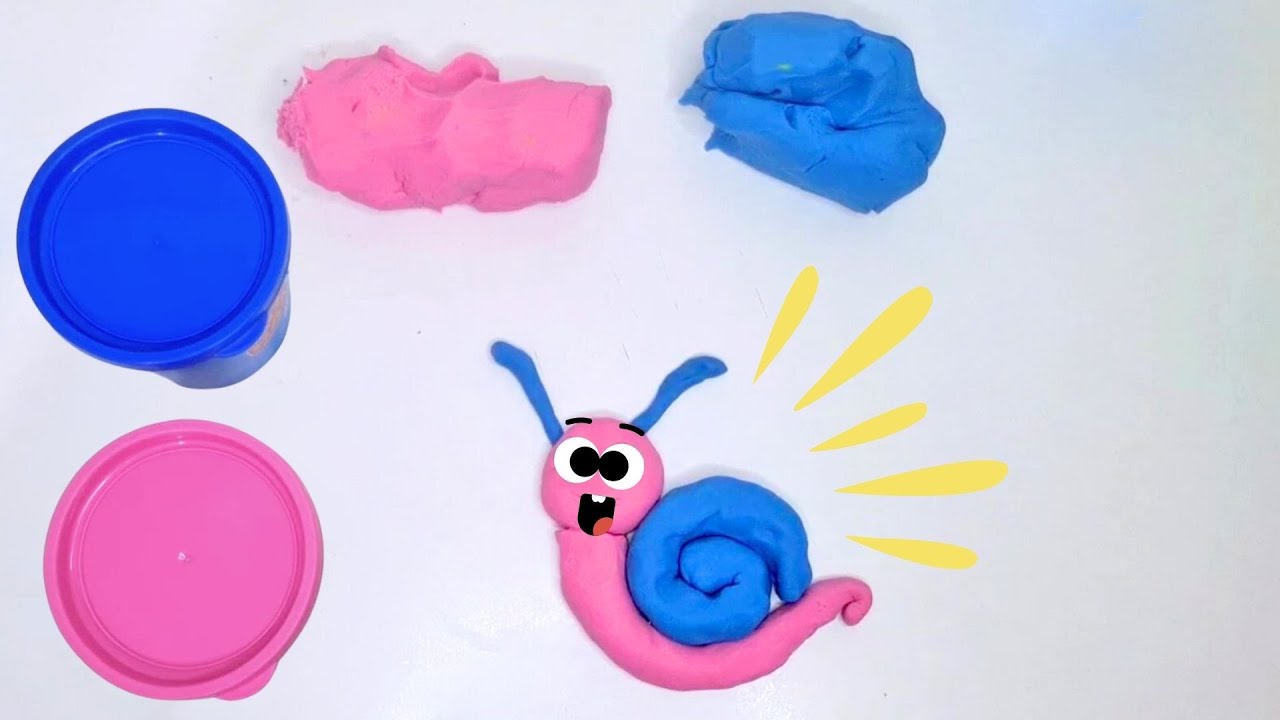 Making Snails with Play Dough | Colours, Kids, Coco, Preschool, Kids ...