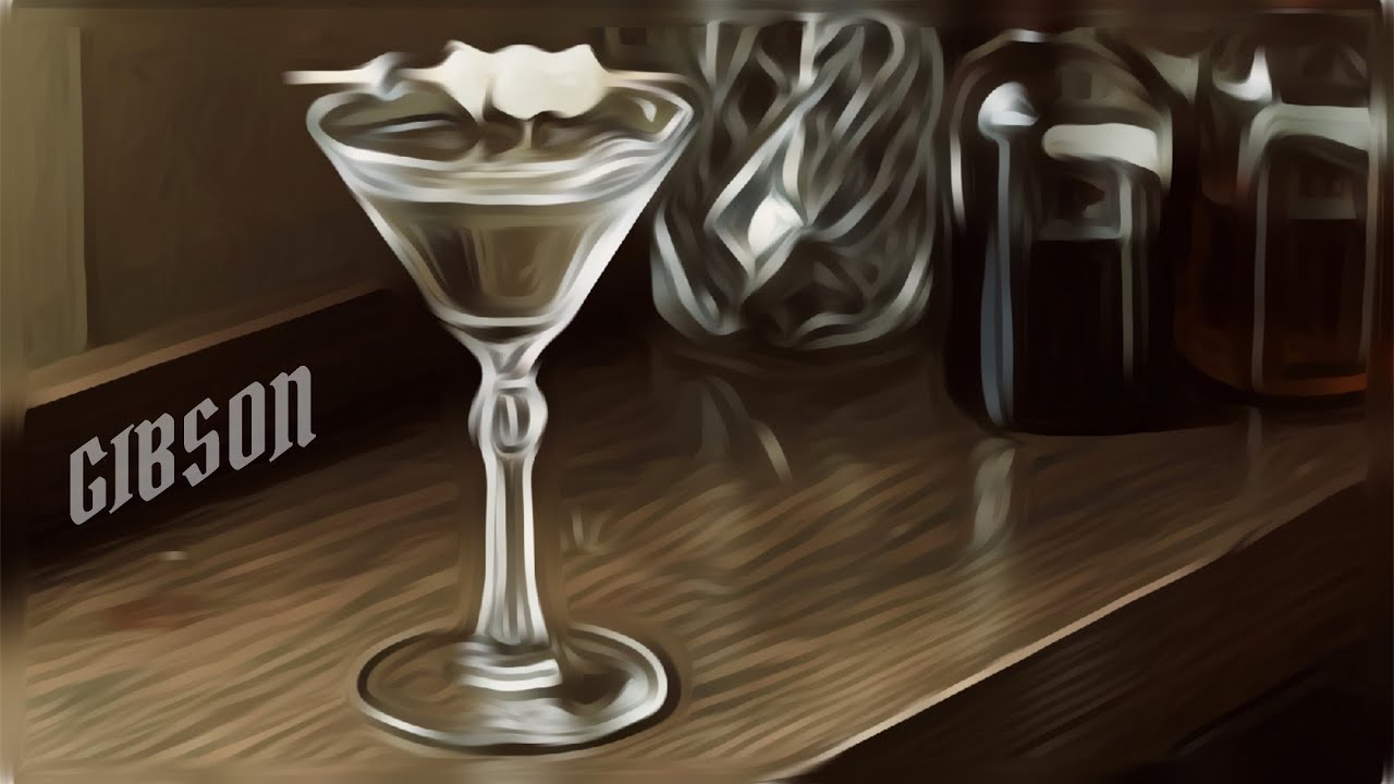 GIBSON cocktail ( recipe and how to make ) - YouTube