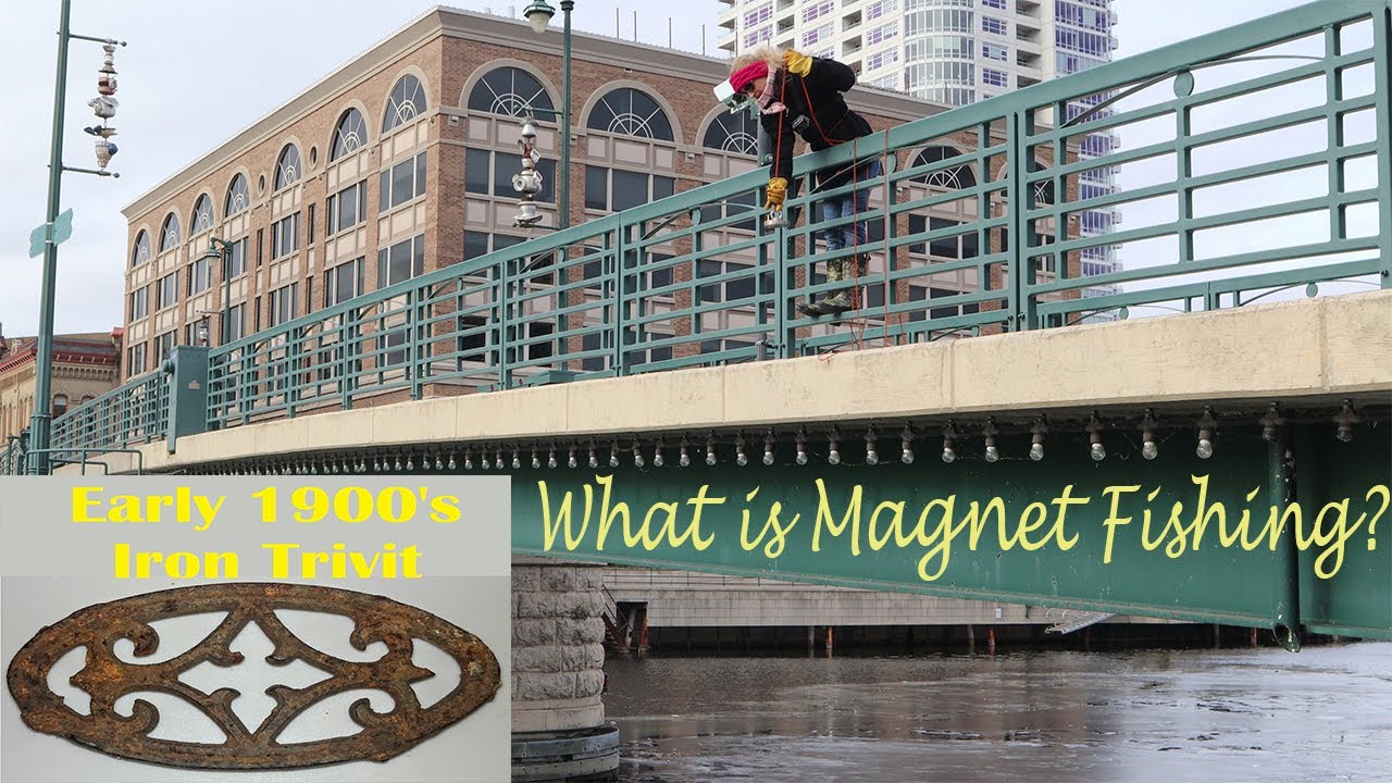 Magnet Fishing Off Bridges - Almost Stuck & Old Find(s) Explinations ...