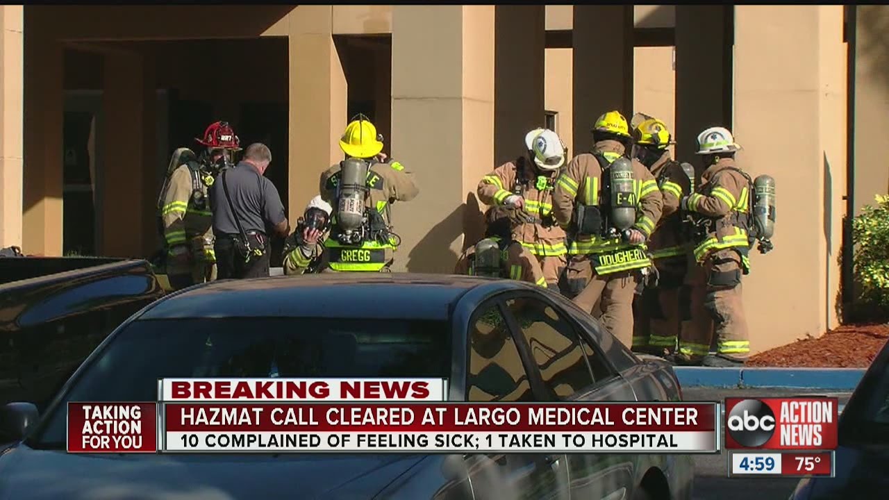 Largo Medical Center cleared after hazmat situation - YouTube