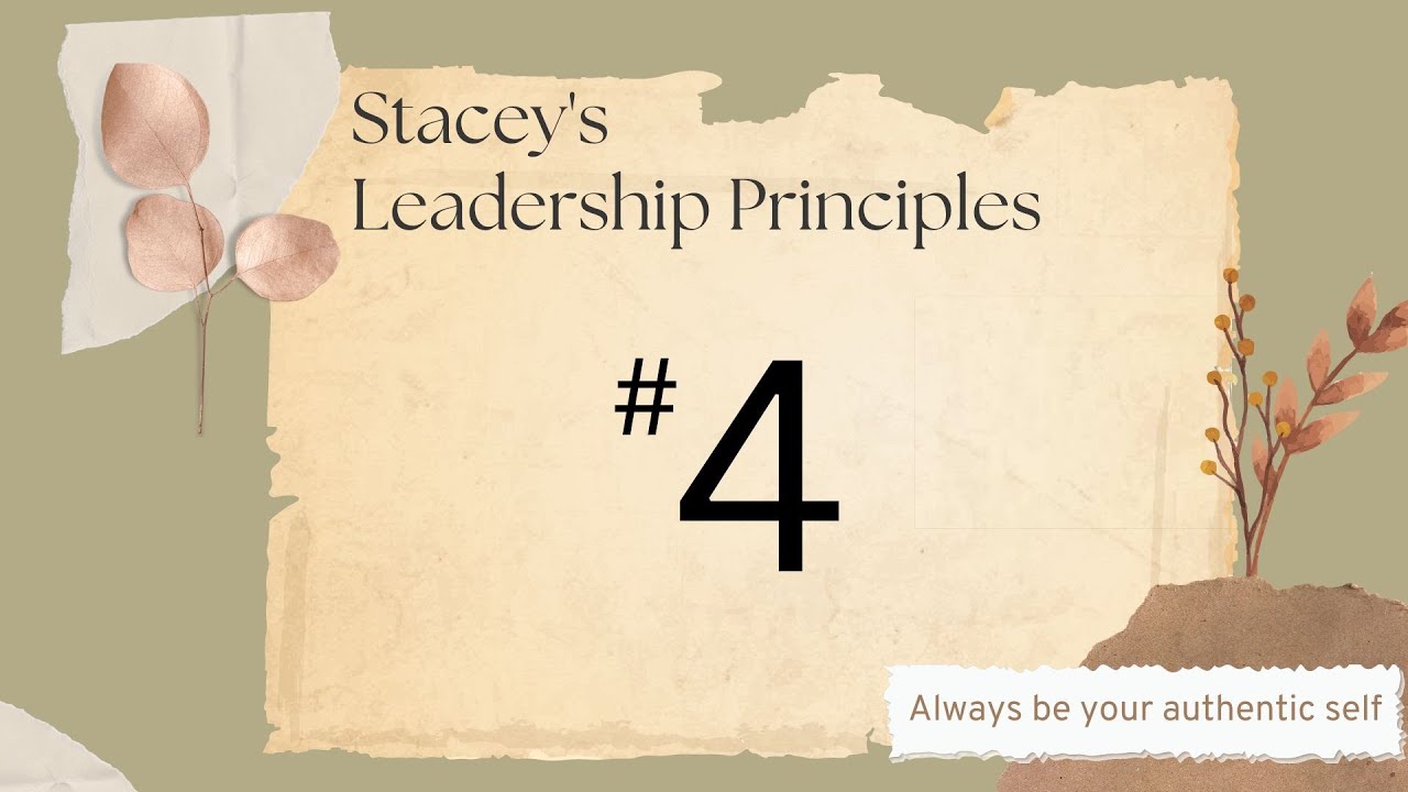 Leadership Principle #4 - YouTube