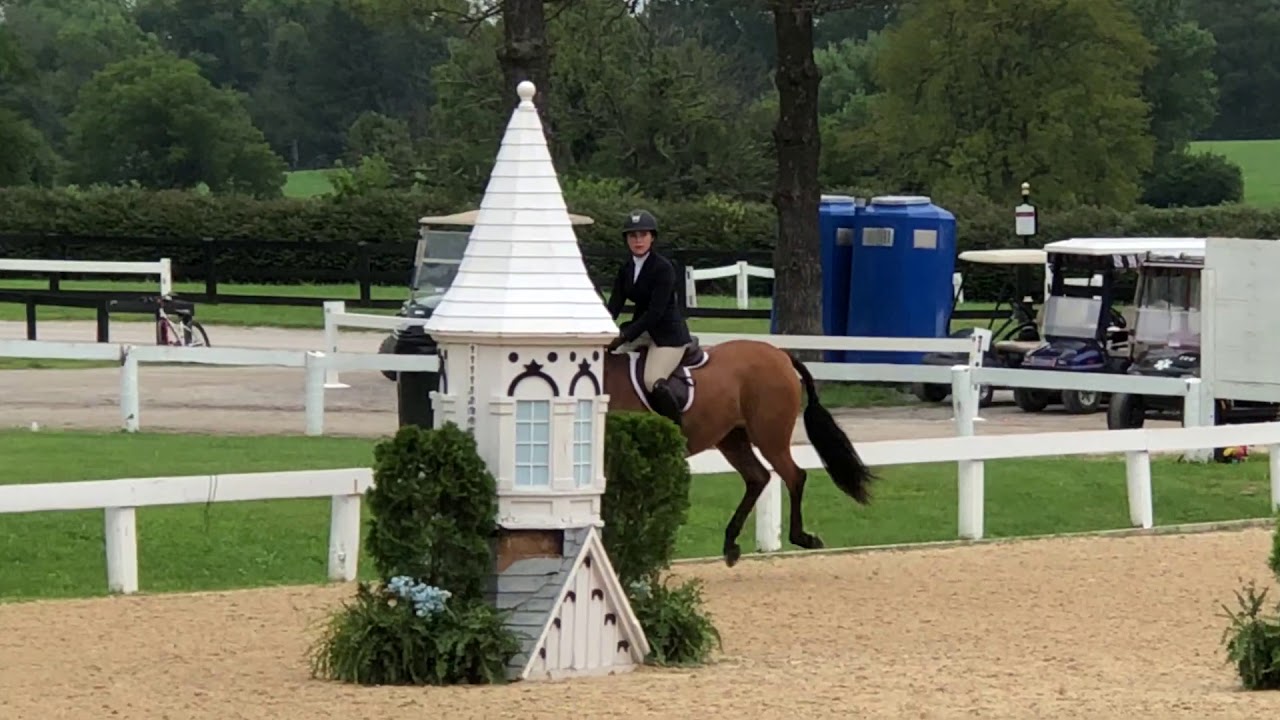 Caroline Loos- USEF Pony Medal @ Kentucky Summer Classic - YouTube