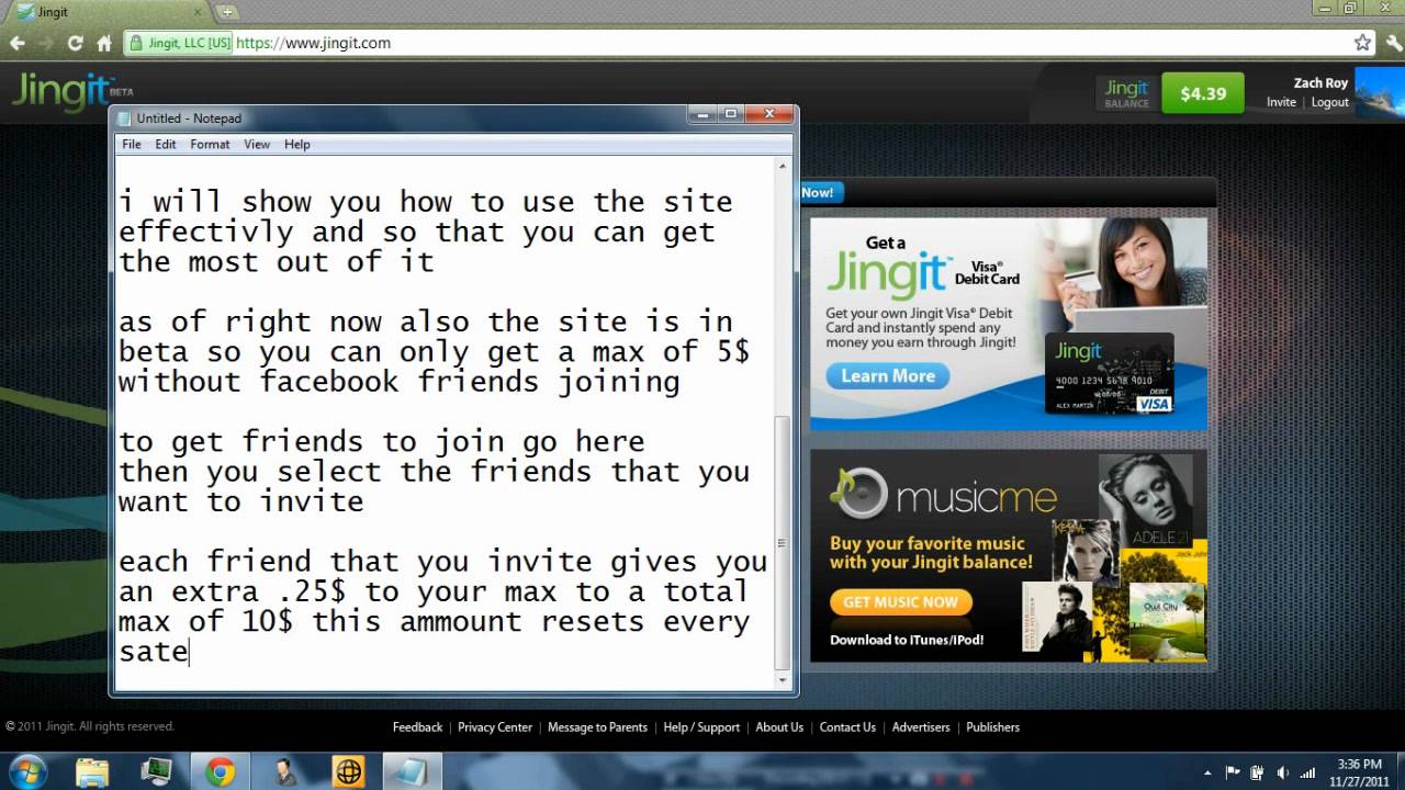 Jingit the way to make money with ipod and computer - YouTube