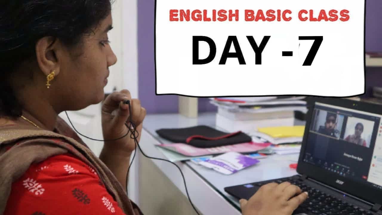BASIC ENGLISH CLASS DAY 07 - YouTube