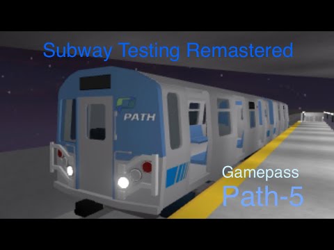 Roblox: Subway Testing Remastered Path Train - YouTube