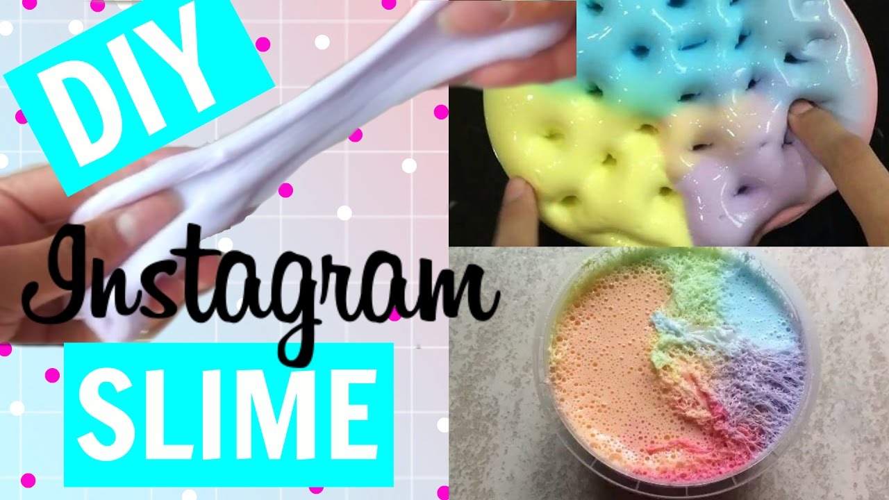 DIY Slime l Instagram Inspired Slime l Novelty Craft - YouTube