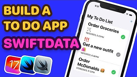 SwiftData Todo List App | SwiftData For Beginners | SwiftData In SwiftUI - YouTube