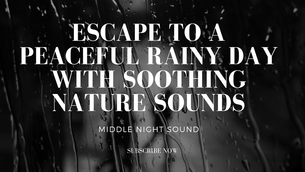 Escape to a Peaceful Rainy Day with Soothing Nature Sounds - YouTube