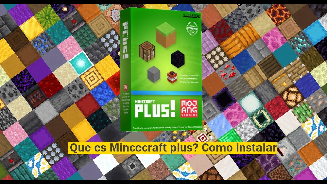 ¿Que es minecraft plus? Y como instalarlo - YouTube