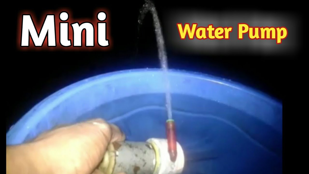 How to make mini water pump - YouTube