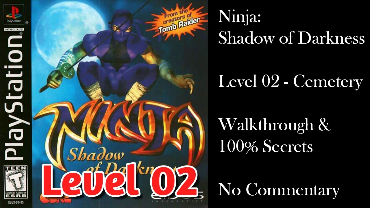 Ninja: Shadow of Darkness (PS1) | Level 2 - Cemetery | 100% Secrets ...