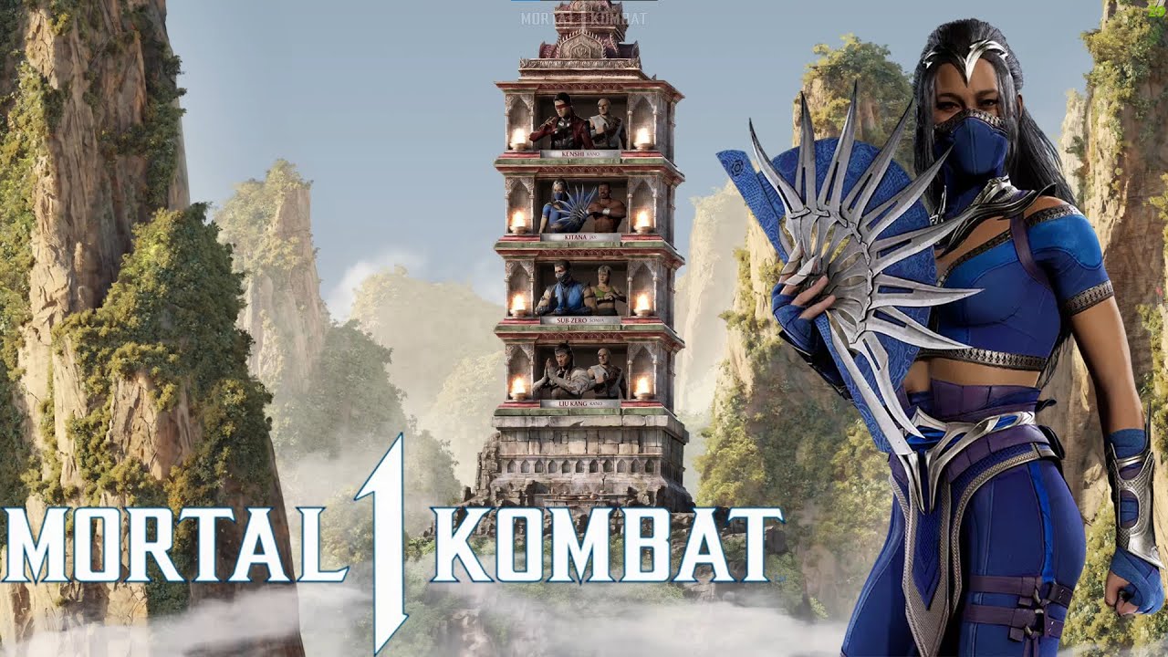 Royal Elegance: Kitana Classic Tower Journey in Mortal Kombat 1 PS5 ...