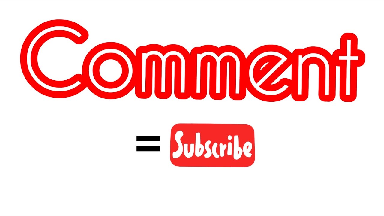 If You Comment On This Video, I’ll Subscribe To Your YouTube Channel ...