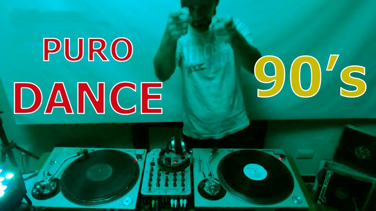 Puro Dance de los 90 con vinilos - DJ Marcelo Delbene - YouTube