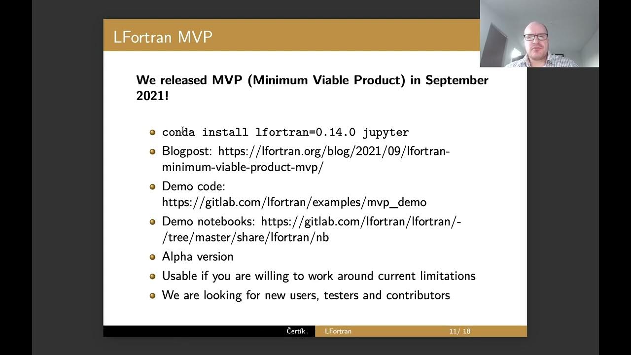 HPFPCシンポジウム2022／LFortran: Interactive LLVM-based Fortran Compiler for Modern Architectures（日本語字幕 ...