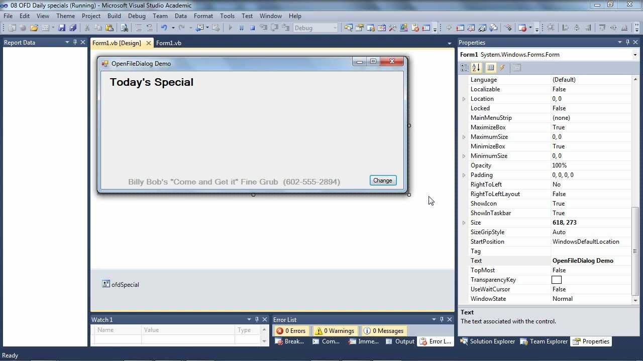 08d Openfiledialog Youtube 4196