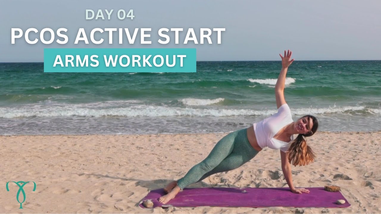10 MIN Arms Workout / DAY 4 - PCOS ACTIVE START - YouTube