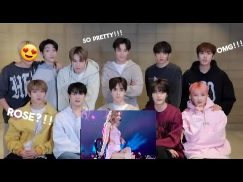 The boyz reaction to Rose Pretty Savage Coachella (fanmade)