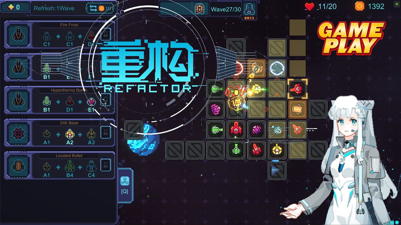 重构 Refactor ★ Gameplay ★ PC Steam tower defense game 2022 - YouTube