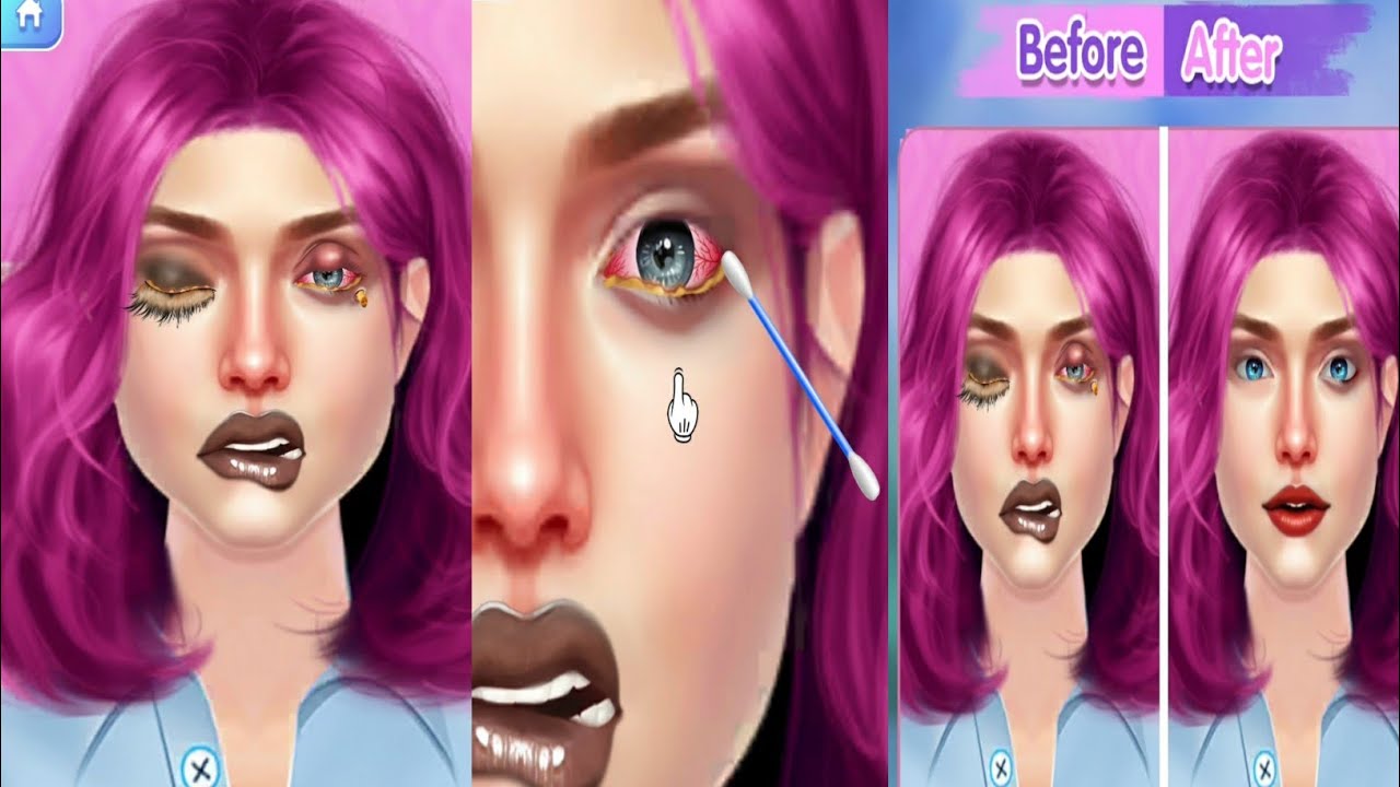 Asmr Doctor Hospital Game Level.1 || Asmr Animation Video ||Cartoon ...