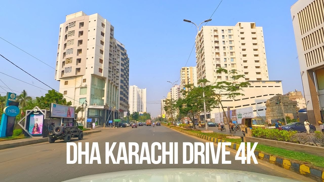 DHA Karachi Drive 4k Karachi Street View 4K Karachi Drive 4K - YouTube