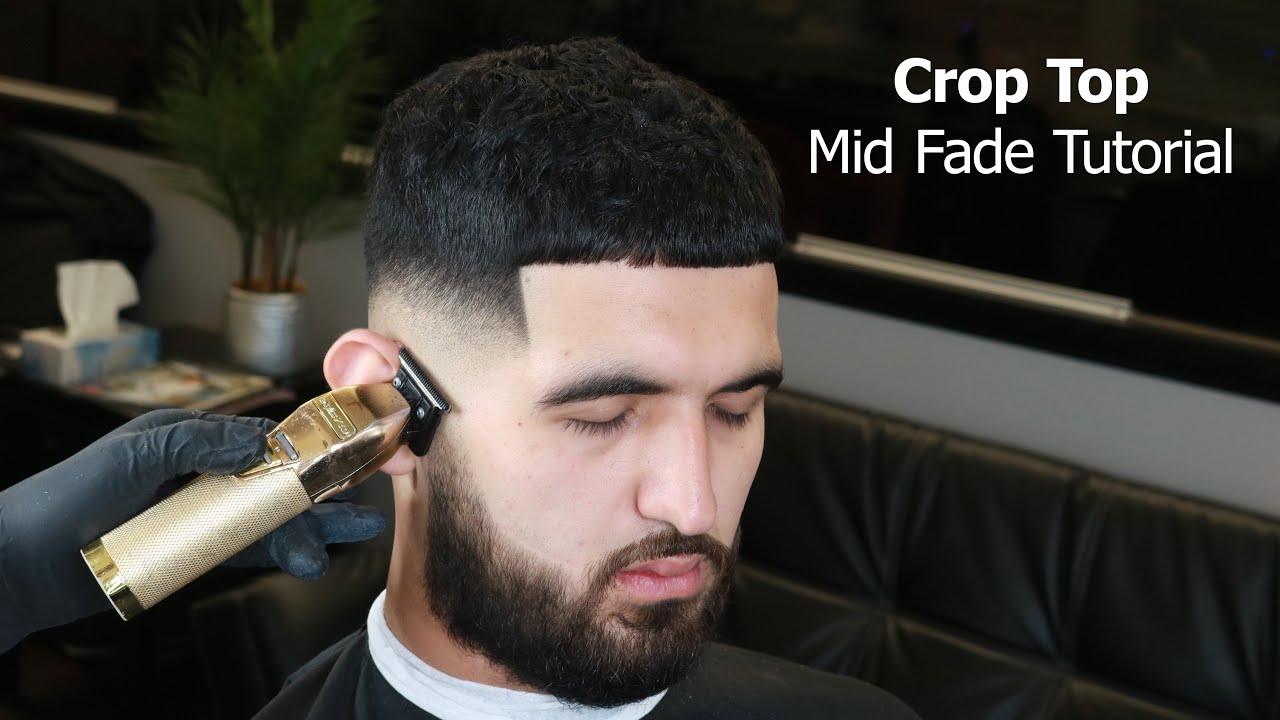Crop Top Mid Fade - Tutorial - YouTube