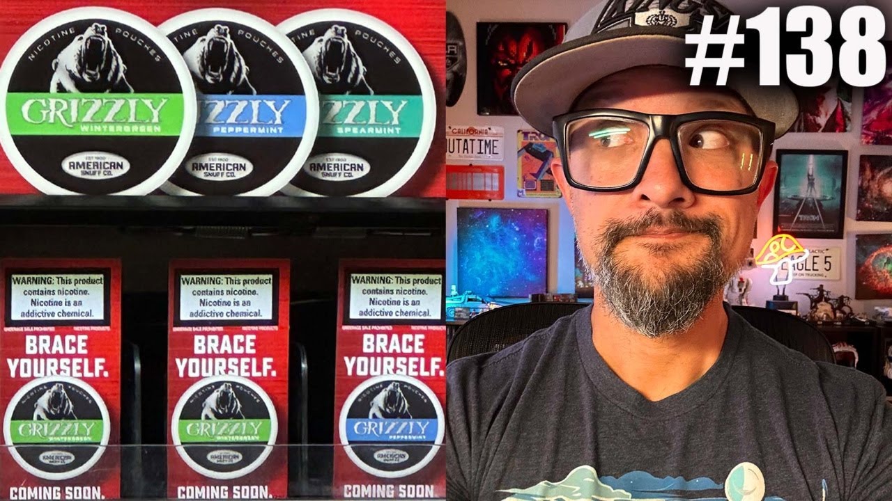 NEW Grizzly NIC Pouches!! | Live Vibe #138 - YouTube