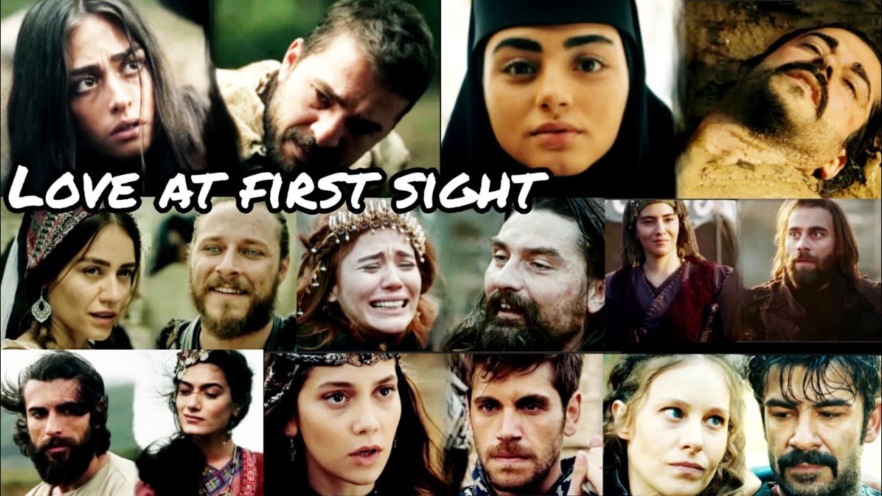 Love at first sight osman and bala love moment| Ertugrul and Halima ...