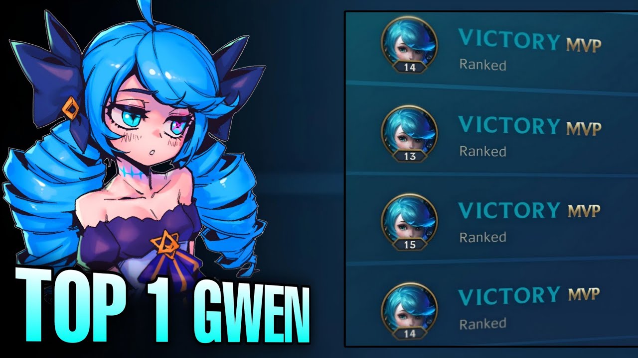 WILD RIFT GWEN 20 WIN STREAKS HARD CARRY YOU NEVER SEE BEFORE ...