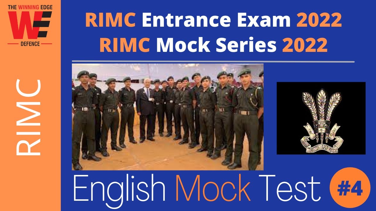 𝗥𝗜𝗠𝗖 𝗘𝗻𝗴𝗹𝗶𝘀𝗵 | RIMC Mock Series 2022 | RIMC Entrance Exam 2022 - YouTube
