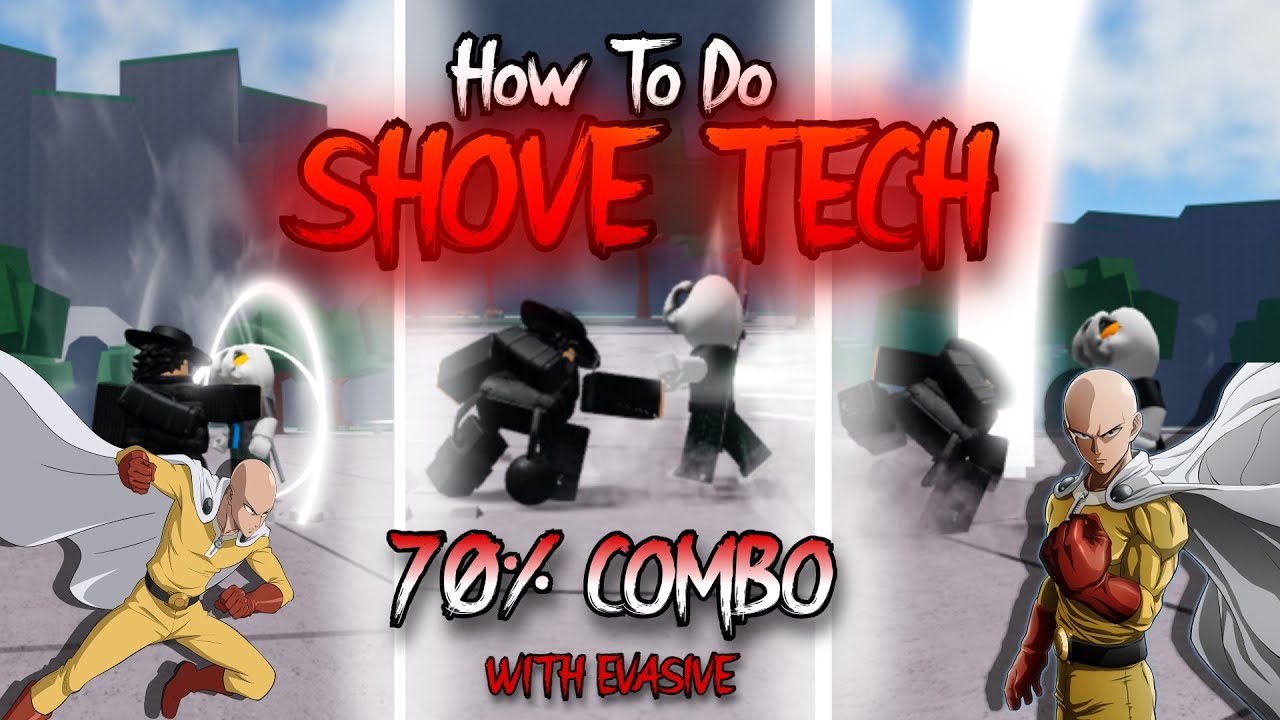 How To Do the Most OP Combo With SHOVE TECH..🔥👊💥 | The Strongest Battlegrounds - YouTube