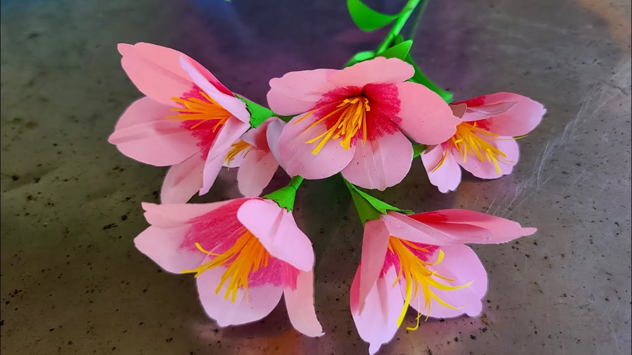 How To Fold Paper Flowers YouTube How To Fold Paper Flowers YouTube