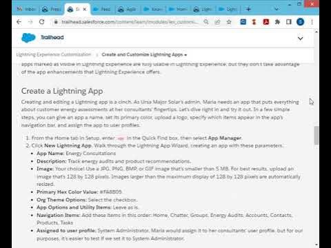 Create and Customize Lightning Apps - YouTube