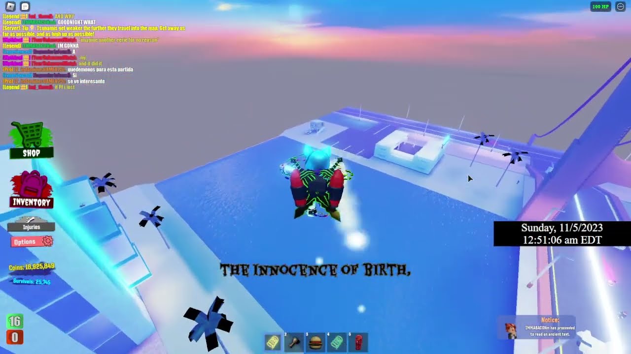 3HP...And Still lived to the end. | 80th Tartarus(Lived)(Roblox TAU ...