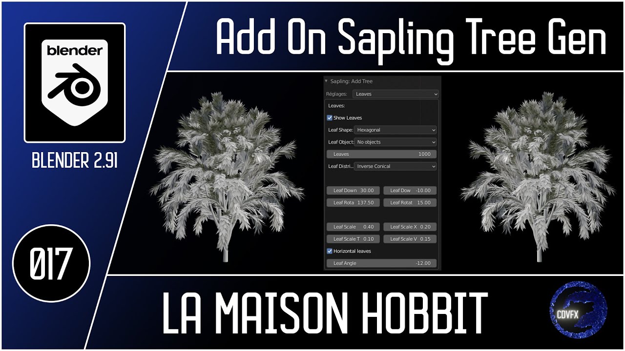 #17 - Blender - Sapling Tree Gen - YouTube