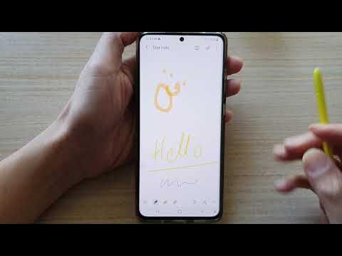 Galaxy S21/Ultra/Plus: How to Quickly Convert HandWritten Notes to Text ...