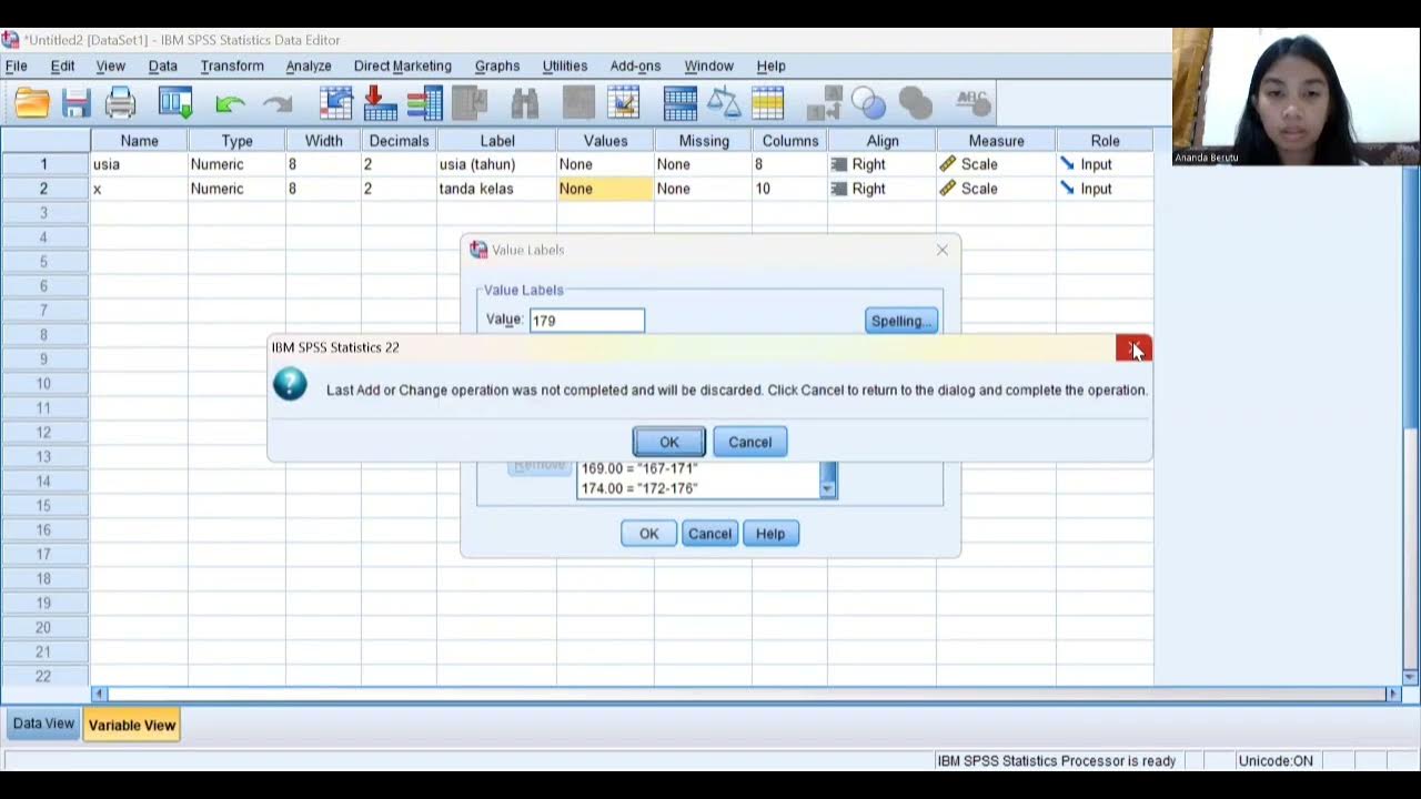 Tugas Statistik. Proses Input Data dan Analisis Deskriptif di Aplikasi SPSS. - YouTube