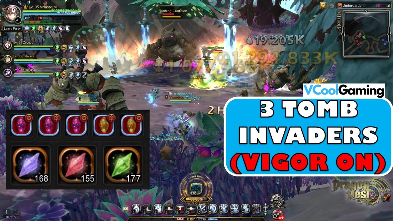 Dungeon Hunt Vlog 53: 3 Tomb Invaders in 2 Days Subs Hunt (Vigor On ...
