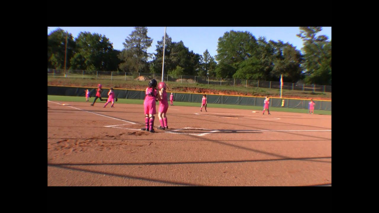 West Rusk Cherry Bombers 8u Softball-Boom Boom Pow - YouTube